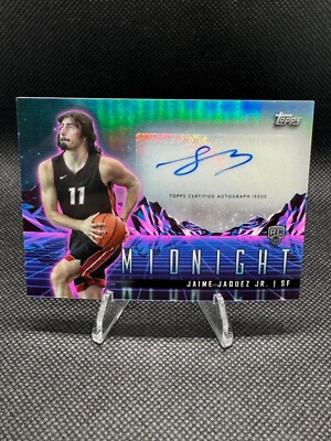 JAIME JAQUEZ JR. 2023-24 Topps Midnight HORIZON SIGNATURES Miami Heat ...