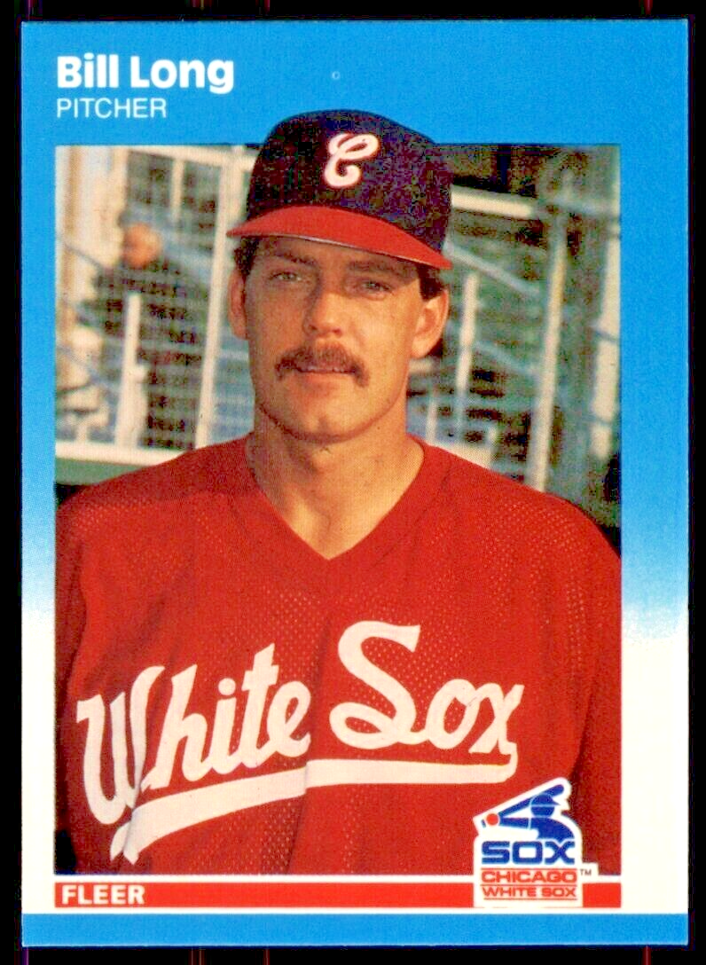 1987 Fleer Update #U-66 Bill Long Pitcher Chicago White Sox FREE ...