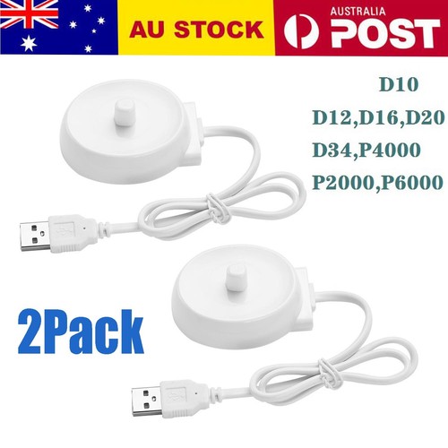 2X Base Charging Cradle for Braun OralB Toothbrush Charger Electric ...