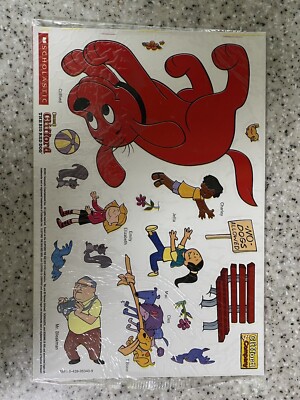 Clifford The Big Red Dog Sticker Sheet (2001) 1 X Sheet | eBay Australia