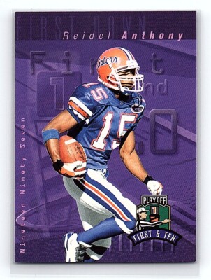 1997 Playoff First & Ten Reidel Anthony Tampa Bay Buccaneers #14 | eBay