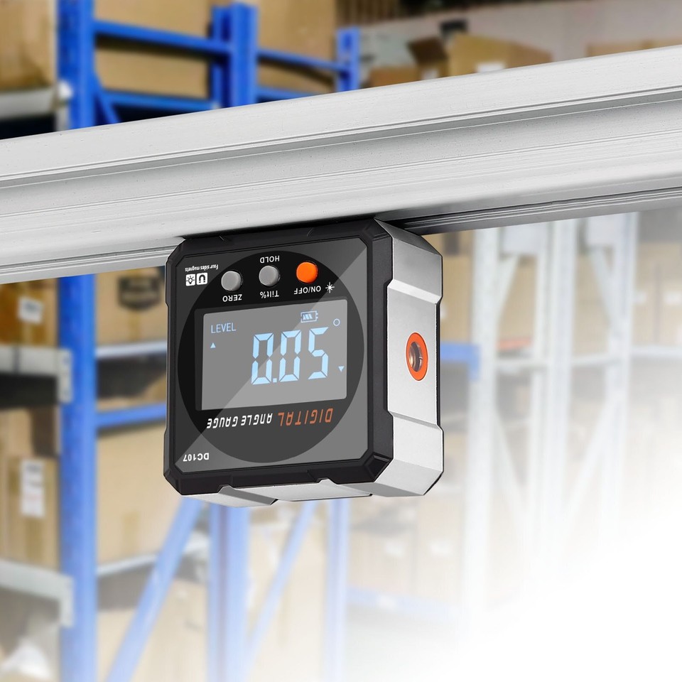Laser Digital Protractor Inclinometer Laser USB Level Angle Finder ...