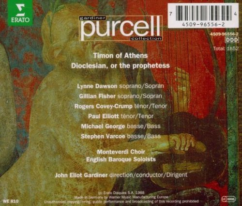 Purcell: Timon of Athens / Dioclesian - John Elliot Gardiner (2 CDs ...