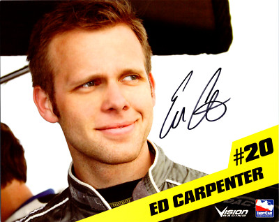 Ed Carpenter Indy Car Penske Signed Autographed Cardstock 8x10 Photo | eBay