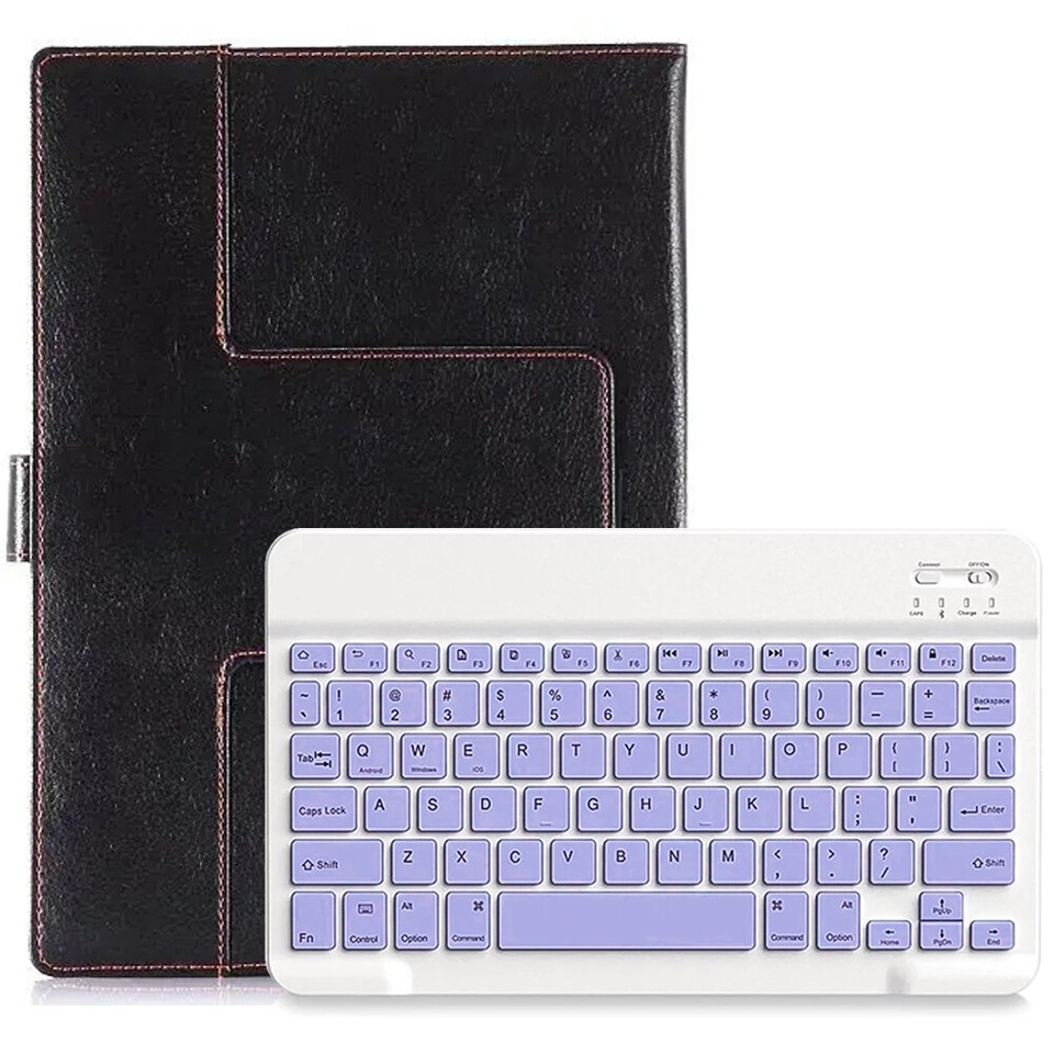 For Doogee U9/U10/T20/T30S/T30 Pro Universal Bluetooth Keyboard Case ...