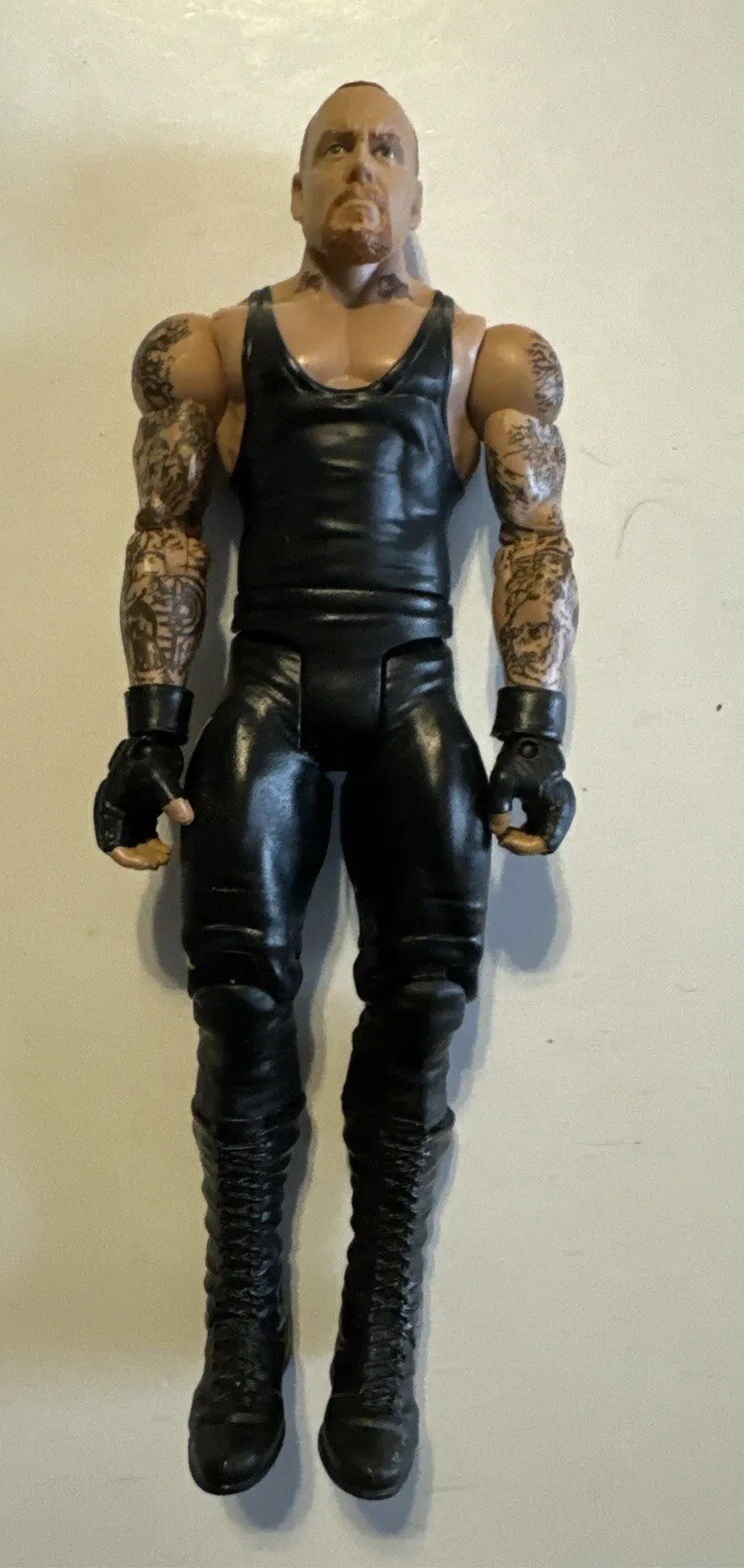 The Undertaker WWE Mattel Basic Short Hair Mohawk Wrestling Action ...