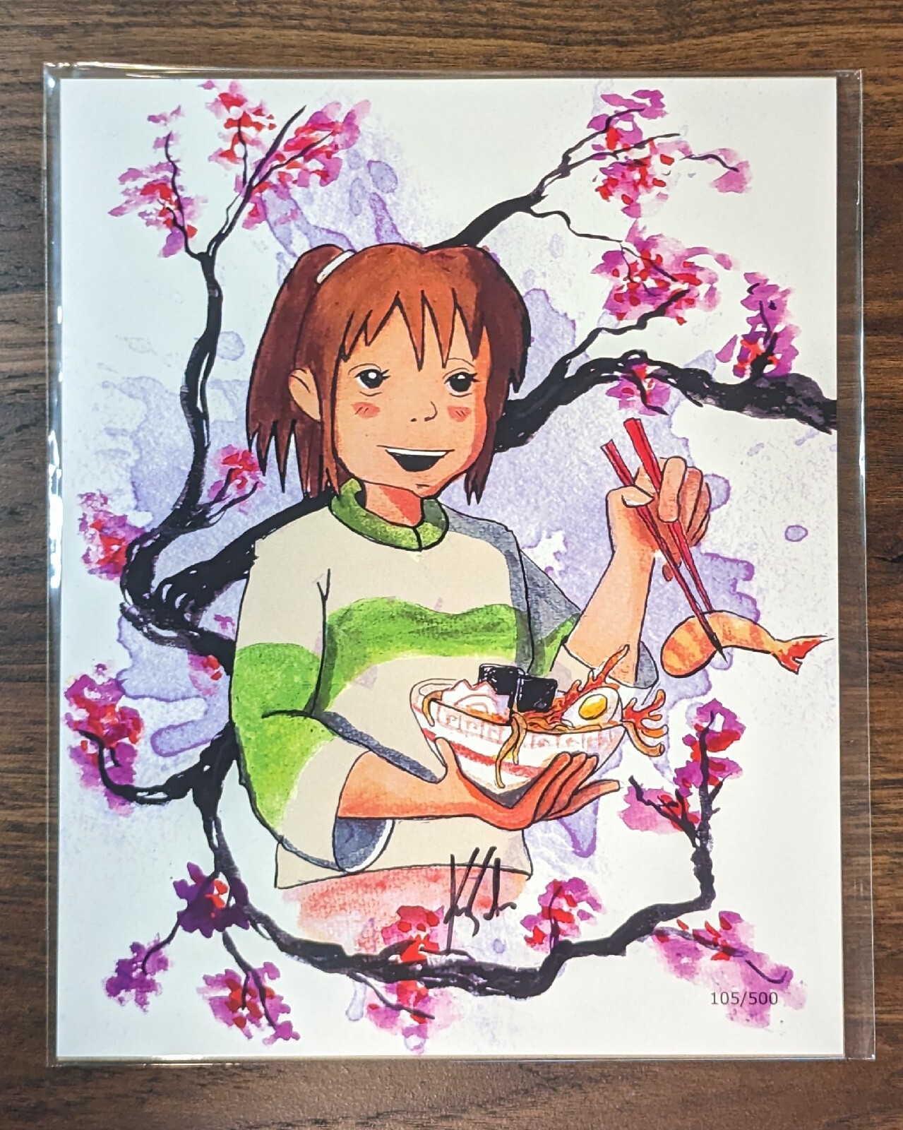 BAM! Box Anime Art Print 8x10 - Chihiro - Ken Salinas - Spirited Away ...