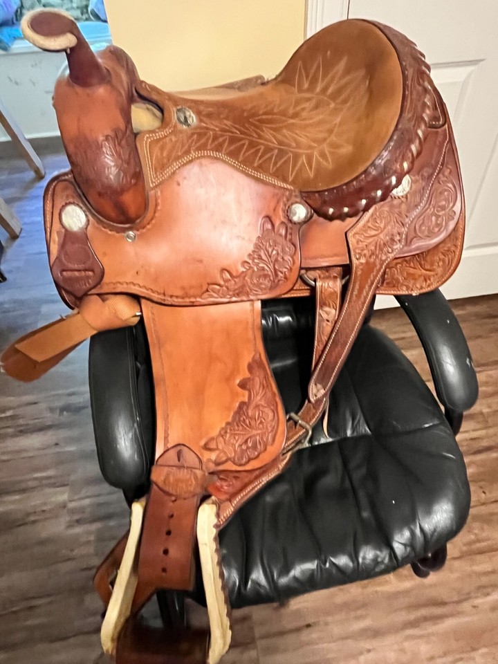 Vintage Original Billy Cook 16" Pleasure / Trail Saddle Draft Bars | eBay