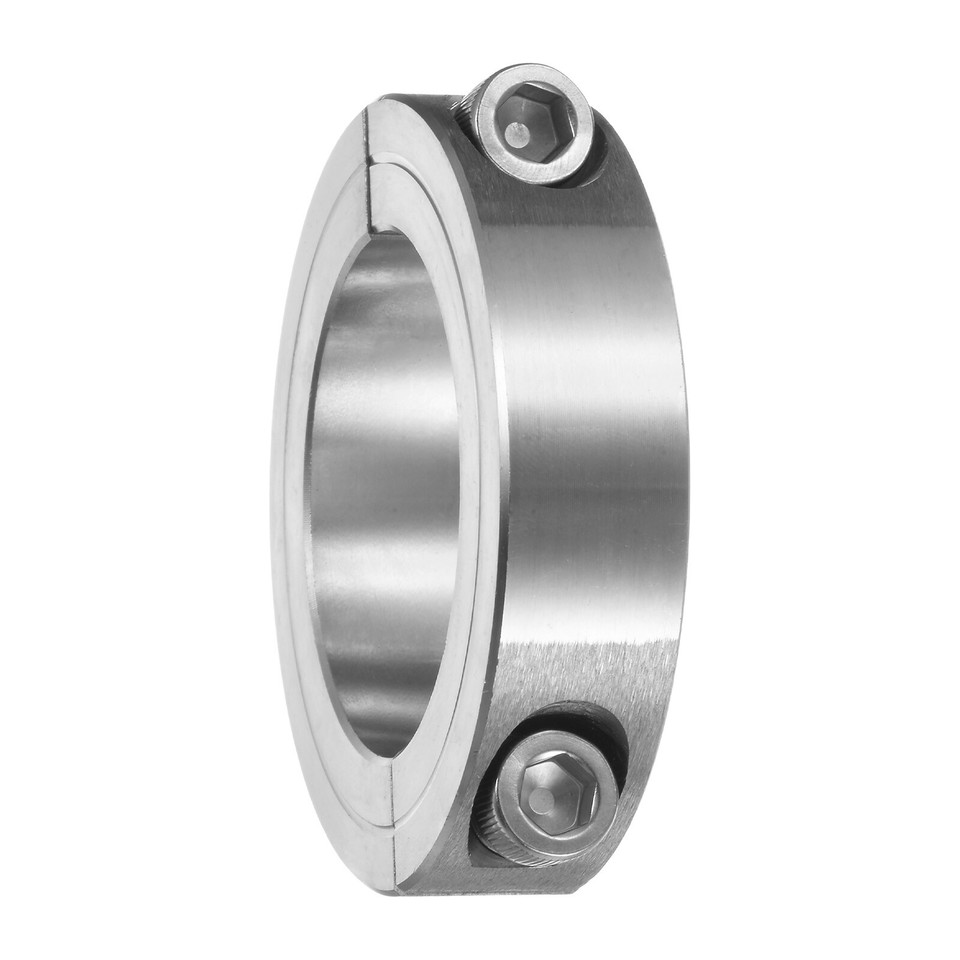 Double Split Shaft Collar 1-7/8 Bore Clamping Collar 2-7/8 OD Stainless ...