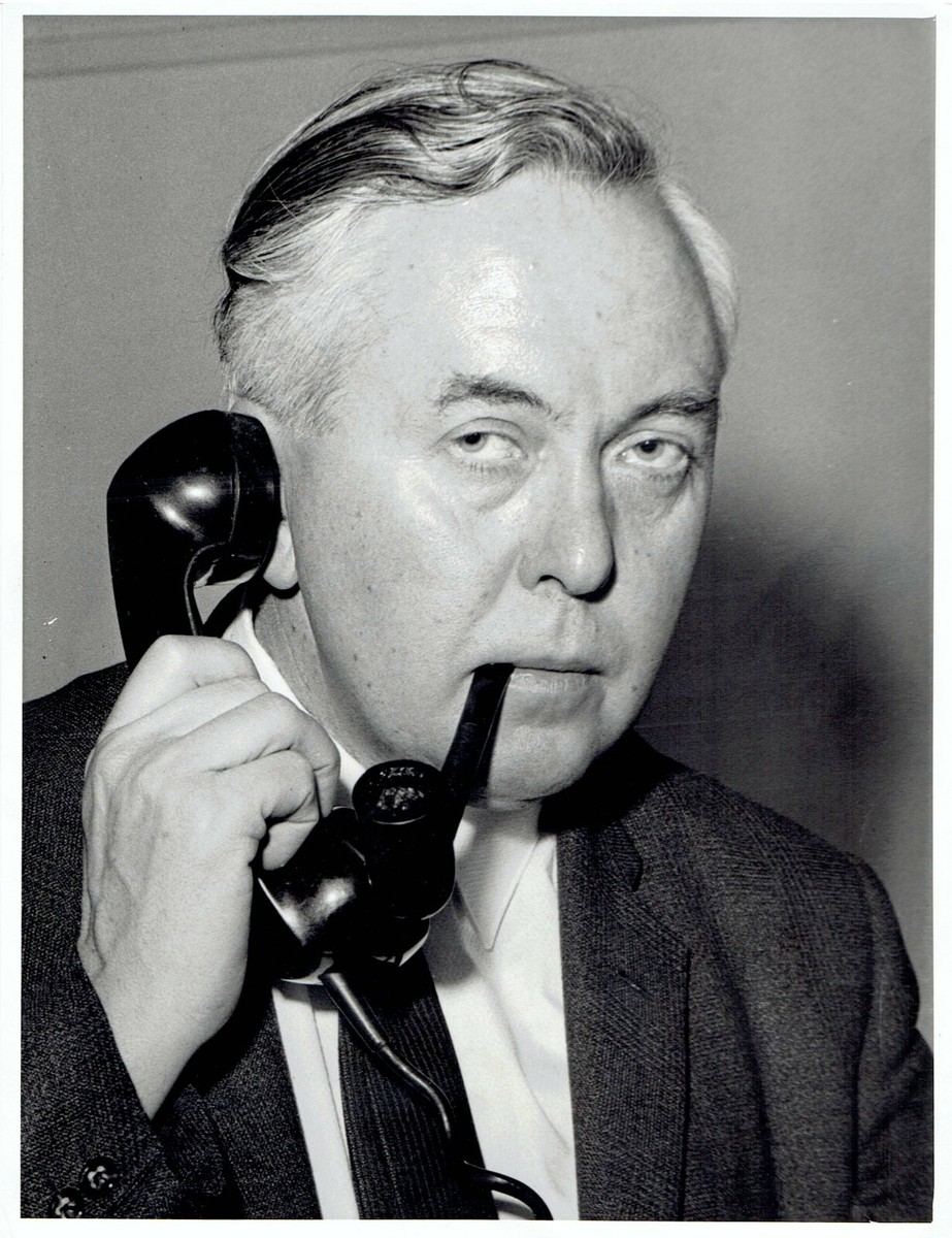 Harold Wilson Pipe Smoking