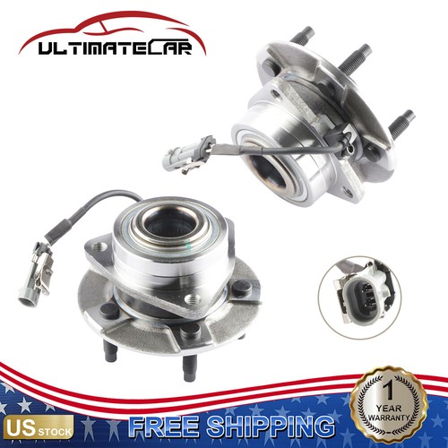 Pair 2 Front Wheel Hub Bearing Assembly For Equinox Torrent Vue 513189 ...