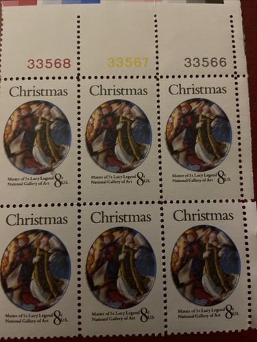 1972 US Stamp Scott #1471 - (8 Cent) Plate Block 6 - Christmas - MNH | eBay