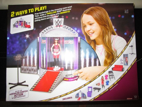 WWE Womens Wrestling Ultimate Entrance Stage Playset Backstage Nikki ...