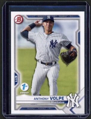 ANTHONY VOLPE 2021 Bowman 1st Edition Yankees Rookie/Prospect Card #BFE ...