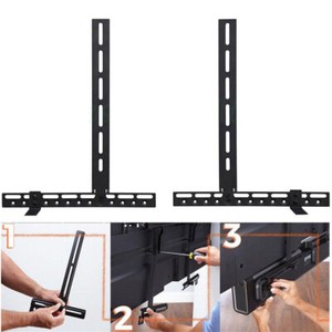Pair TV Sound Bar Bracket Wall Mounting Bracket For Hitachi Majority ...