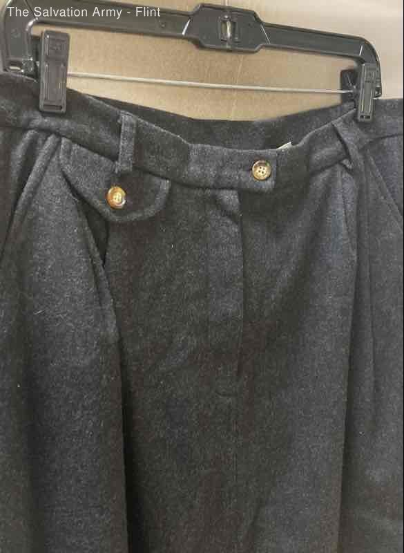 Orvis Womens Black Carded Wool Slash Pocket Straight & Pencil Skirt ...