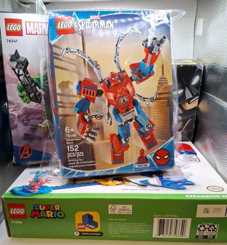 4 Lego Sets...incomplete Super Mario, Spiderman, Marvel, Batman | eBay