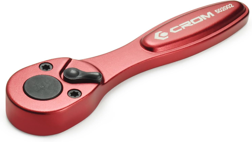 1/4-Inch Drive Mini Ratchet - 72-Tooth Hex Bit Driver, Reversible Micro ...