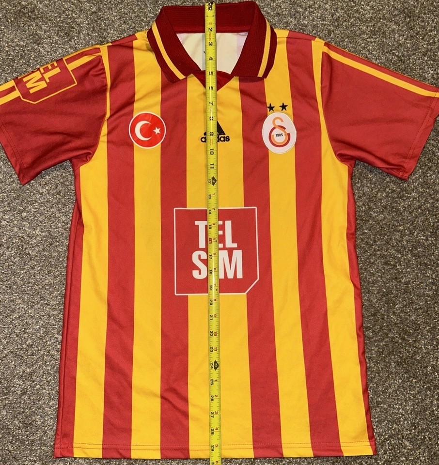 Galatasaray Hagi Adidas Fan Jersey Soccer Shirt Kit Football Turkey Tel ...