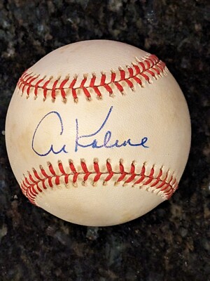 Al Kaline Autographed Baseball Detroit Tigers Signed American League ...