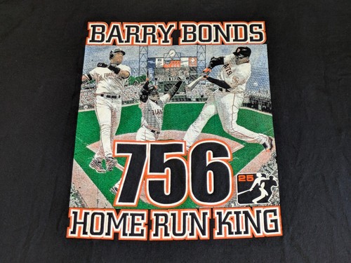 Vintage 3XL Barry Bonds 756 Home Run King San Francisco Giants MLB ...