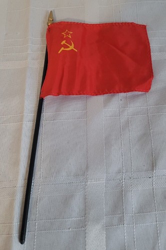 3in. x 5in. polyester Soviet hand flag | eBay