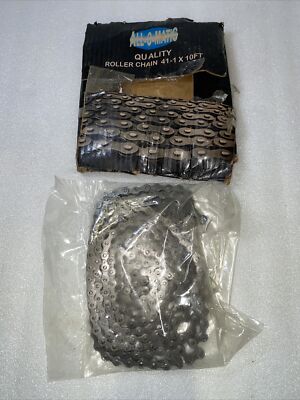 Roller Chain 41-1 - 10 Foot - New Old Stock | eBay