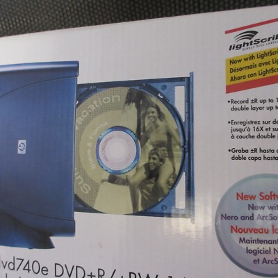 Hp external plug in dvd drive usb writes decorates the disc pictures ...