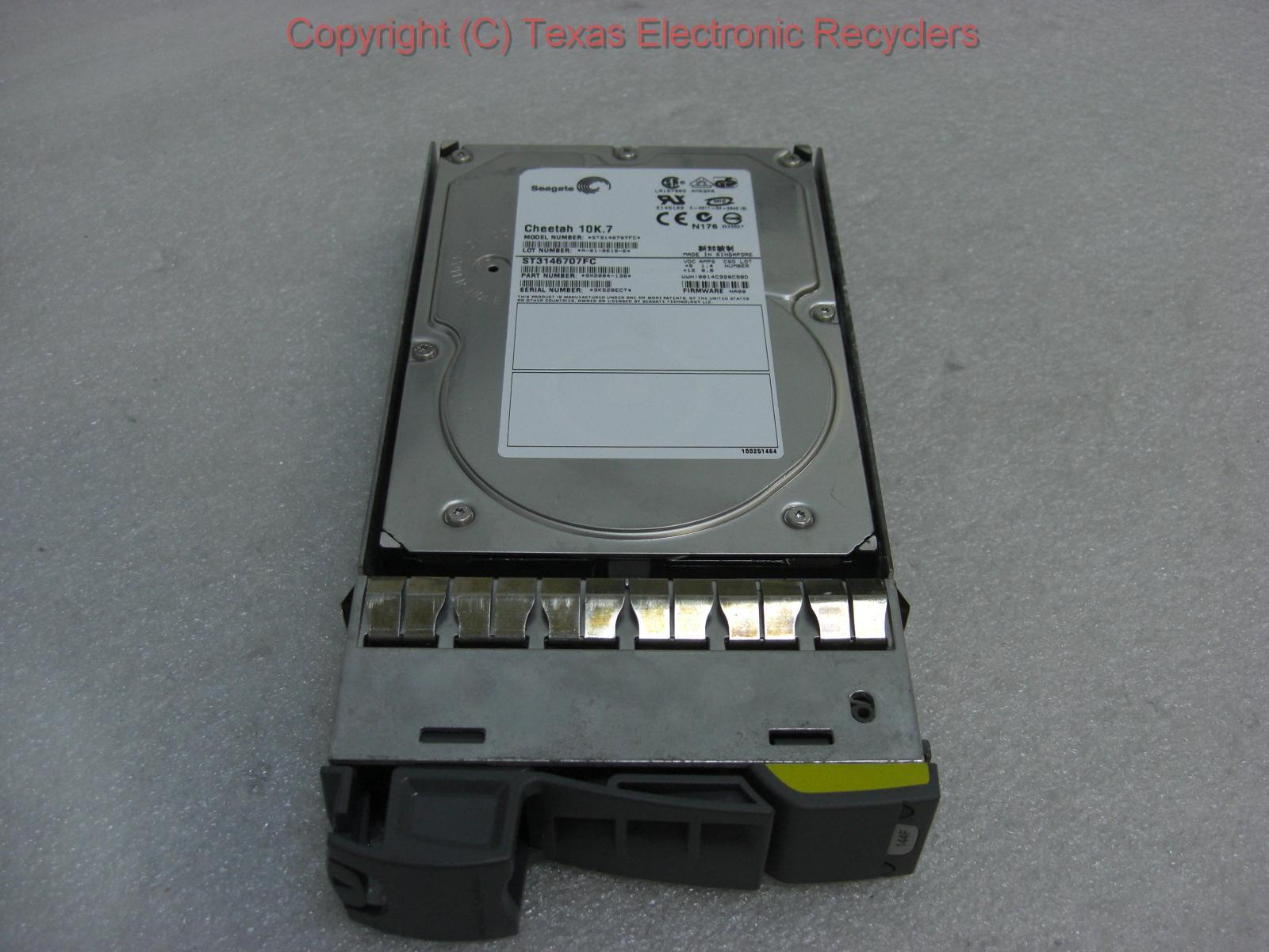 Seagate Cheetah 10K.7 st3146707fc 9x2004-138 108-00030+b0 FC Hard Drive ...