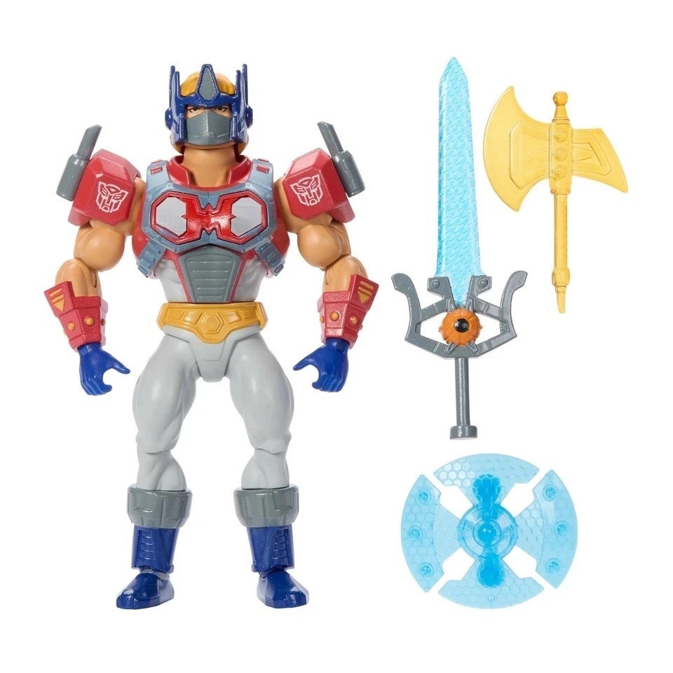 MOTU x TRANSFORMERS OPTIMUS PRIME ARMOR HE-MAN ACTION FIGURE 2026 ...