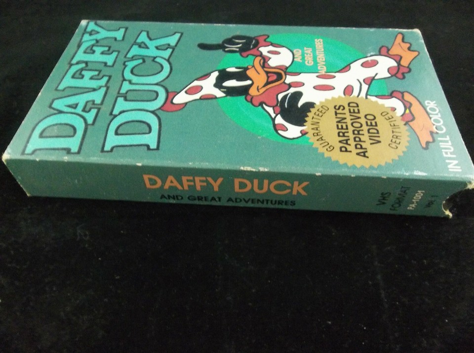 Daffy Duck And Great Adventures V1 1986 Parents Approved Video VHS | eBay