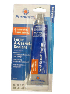 Permatex Form A-Gasket Sealant 3 OZ. Tube Fast drying/hard setting ...