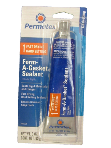 Permatex Form A-Gasket Sealant 3 OZ. Tube Fast drying/hard setting ...