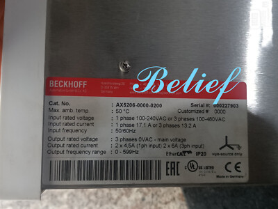 BECKHOFF AX5206-0000-0200 Servo Drive Fast delivery FedEx or DHL#YC | eBay