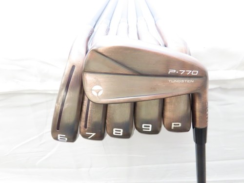 Used RH TaylorMade P-770 Aged Copper Iron Set 5-PW KBS Tour Black Stiff ...