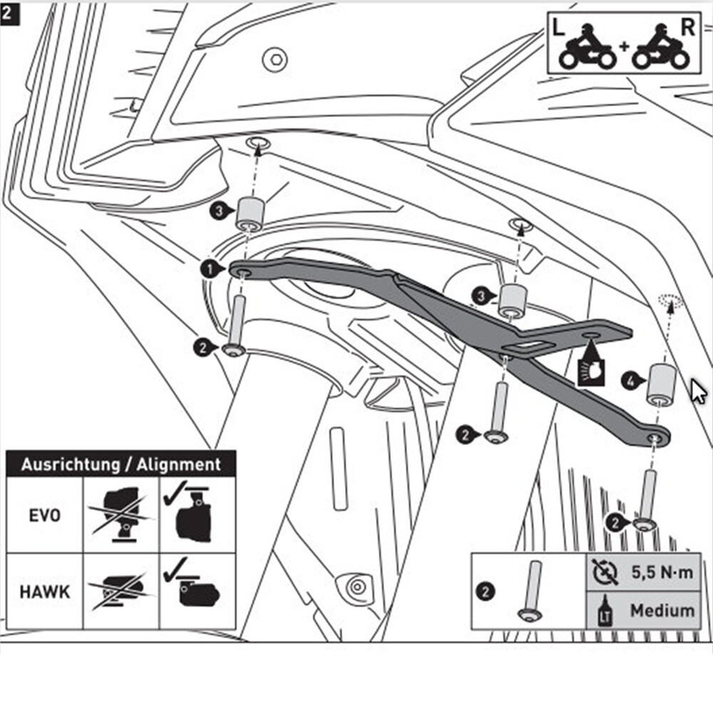 Extension Spot Lights Mount Brackets Steel For KTM 1290 Super Adventure ...