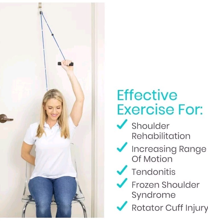 Shoulder Pulley for Physical Therapy Rotator Cuff Pain Pulley System ...
