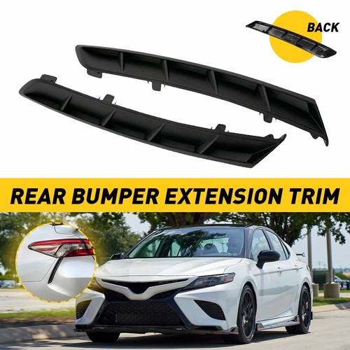 Rear Bumper Protector Trim Cover Black ABS Trunk fits for 2018-2022 ...
