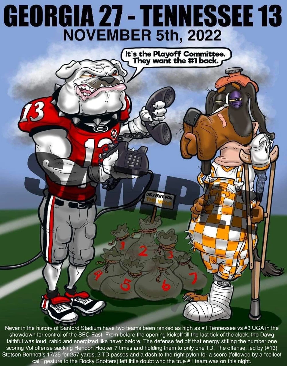 Georgia Football Cartoons