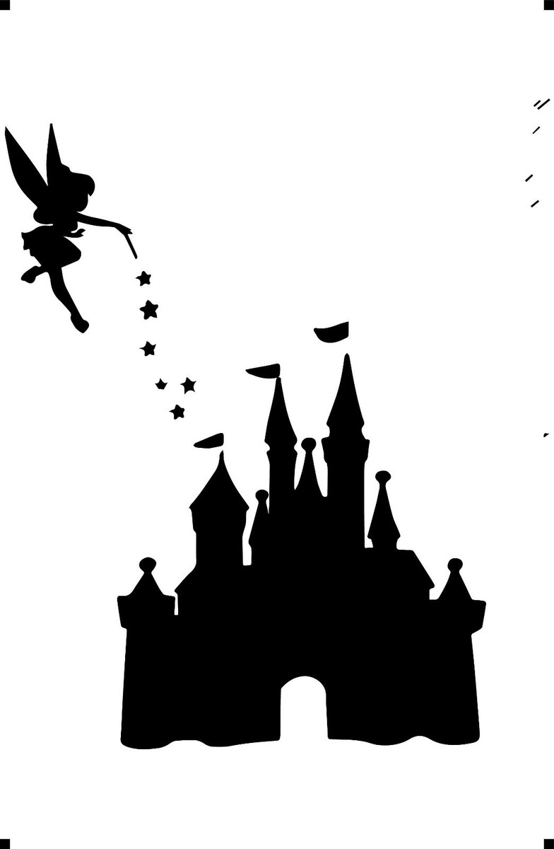 Disney Castle Stencil For Walls