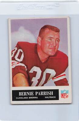 1965 Philadelphia #37 Bernie Parrish Browns EX *DA-C8292 | eBay
