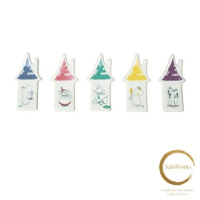 New World Create Moomin House Hasamiyaki Chopsticks Rest Set of 5 | eBay