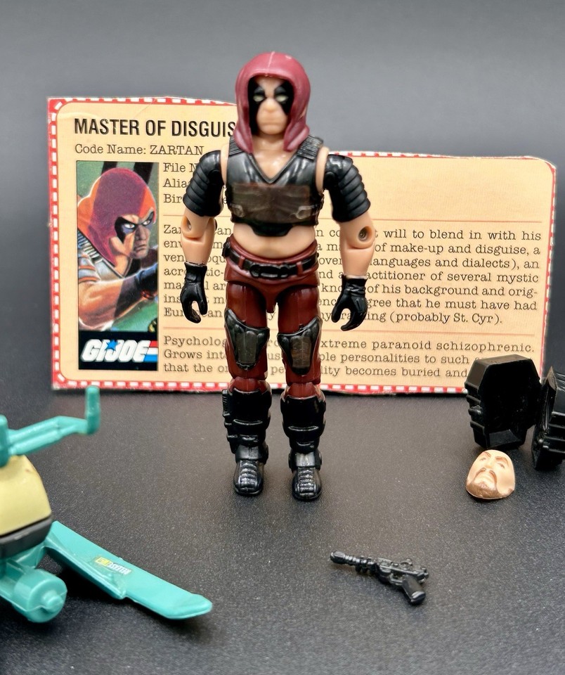 Vintage 1984 GI Joe Dreadnok Zartan & Swamp Skier 100% Complete Non ...