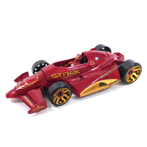 Iron Man 2 Red Vortex Stark Motor Racing F1 Race Car w Figure 2010 ...