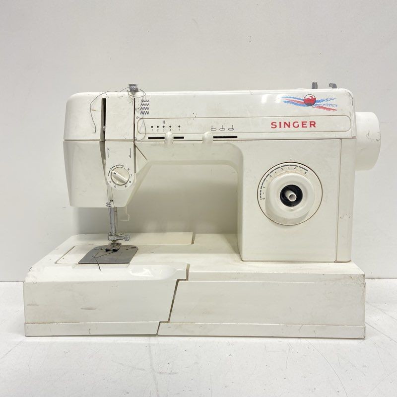 Singer White Free Arm 2517C Zigzag Stitch Electric Home Sewing Machine ...