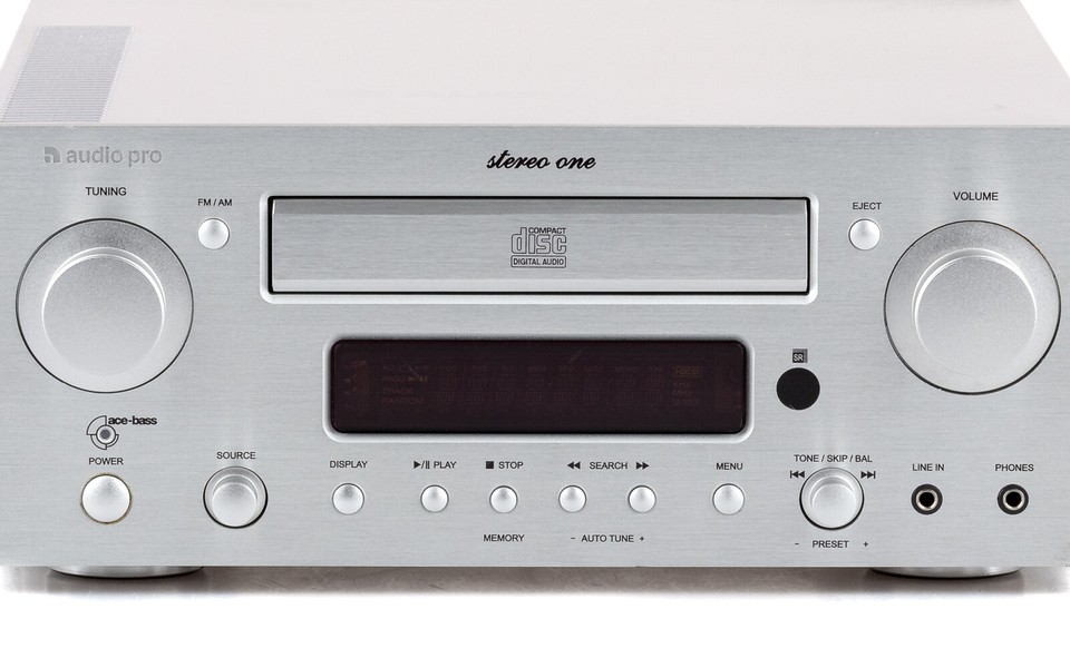 Audio Pro Stereo One High End CD Ricevitore/revisionato 1 Anno garanzia ...