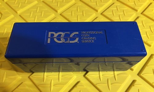 PCGS Professional Coin Grading Service Blue Coin Box Holder Holds 20 ...