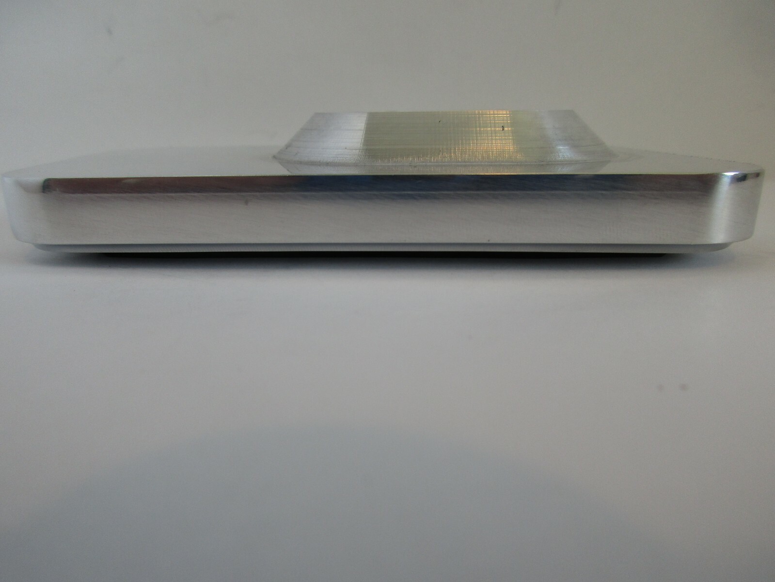 Polished Billet Aluminum Brake Pedal Pad Rectangle Chevy Ford Hot Rod ...