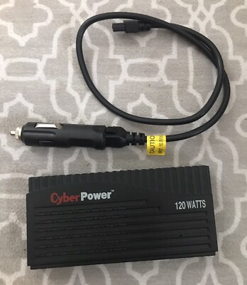 CyberPower CPS120SI Slim Line AC Mobile Power 120 watt DC AC Inverter ...