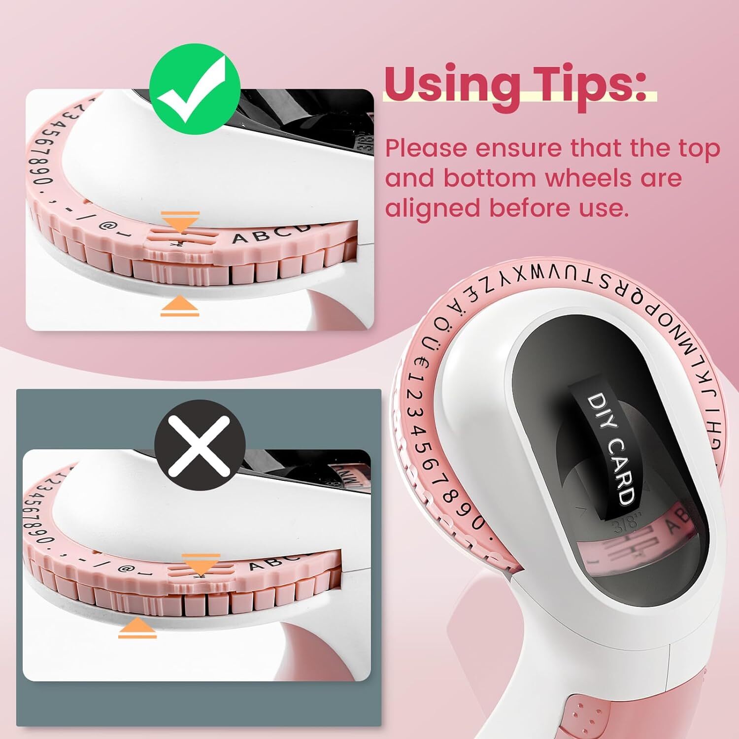 Embosser Tape Home Embossing Label Maker Office Labeling E975 Handheld ...